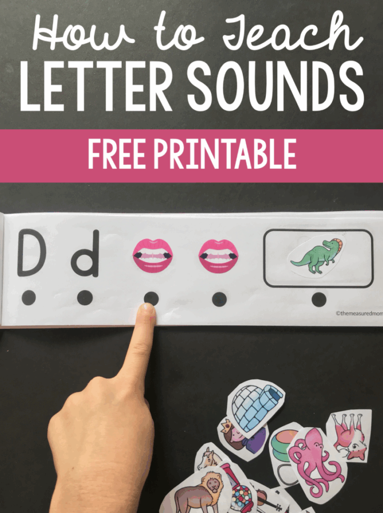 Printable for teaching letter sounds - Reach All Readers