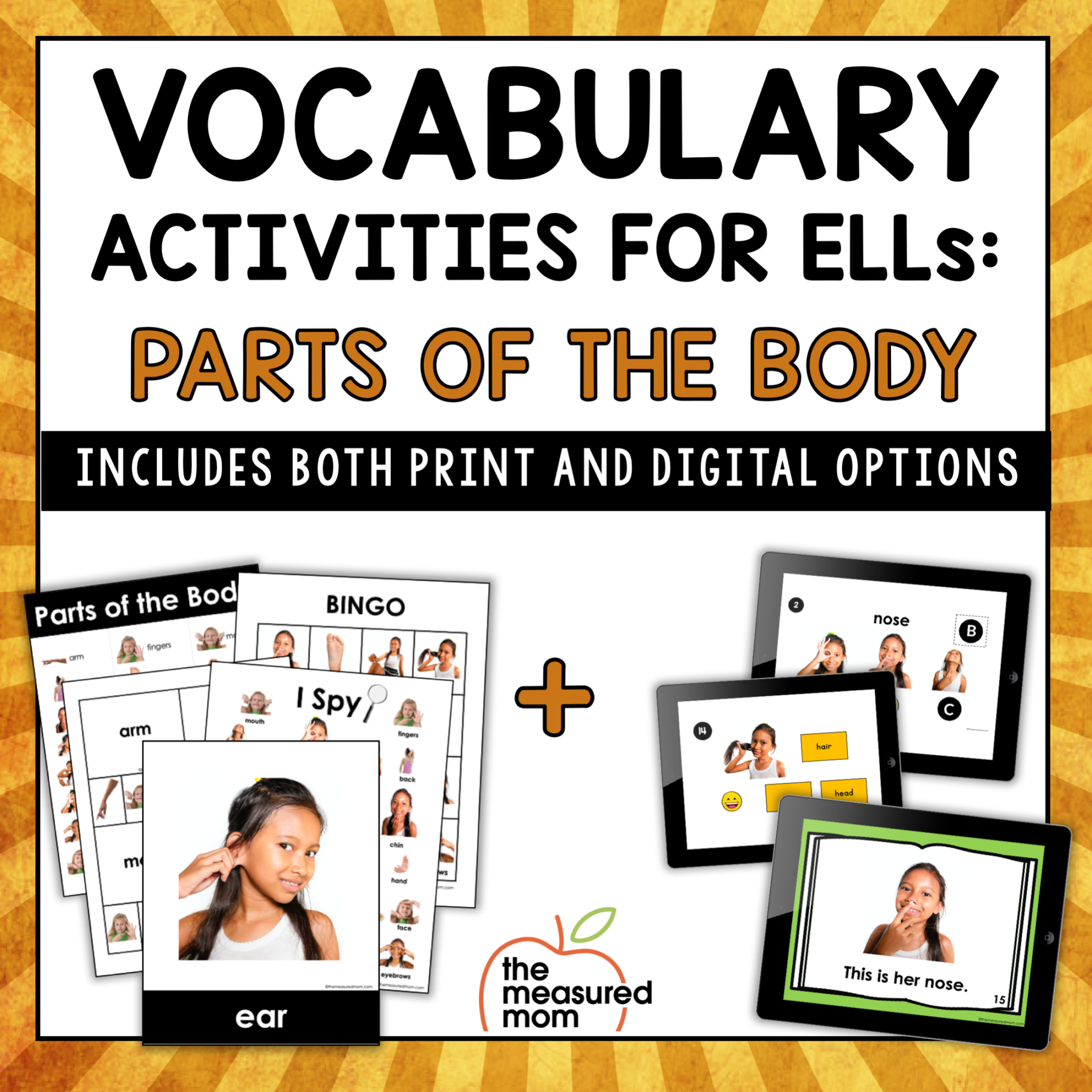 ESL Vocabulary Bundle: Parts of the Body - Reach All Readers