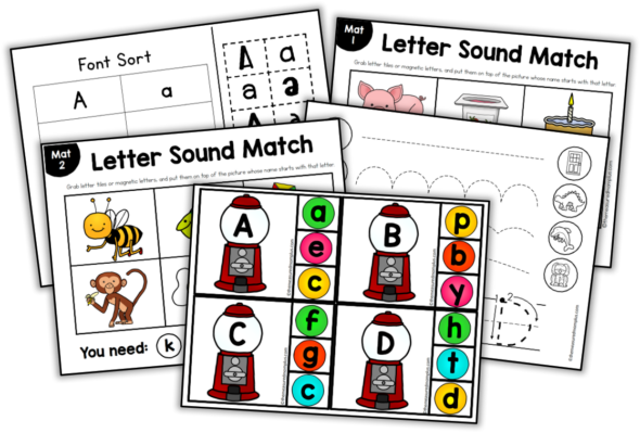 Letter F minibook: Rhymes & Songs