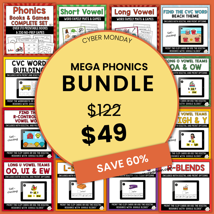 Cyber Monday Mega Phonics BUNDLE - Reach All Readers