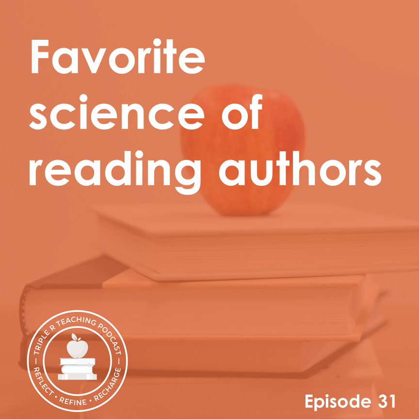 Favorite science of reading authors - Reach All Readers