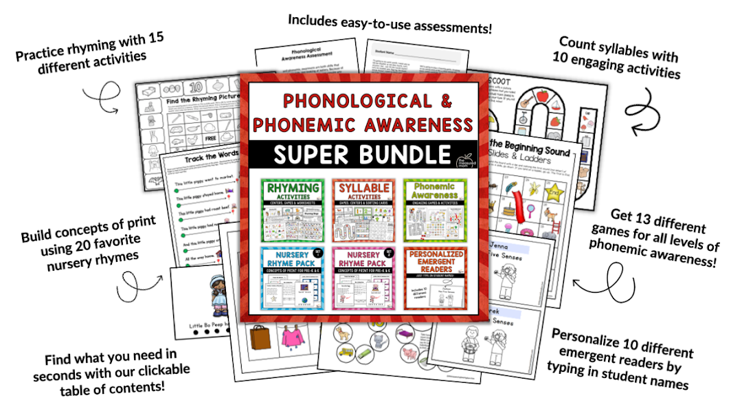Summer Special: Phonological Awareness Bundle - Reach All Readers