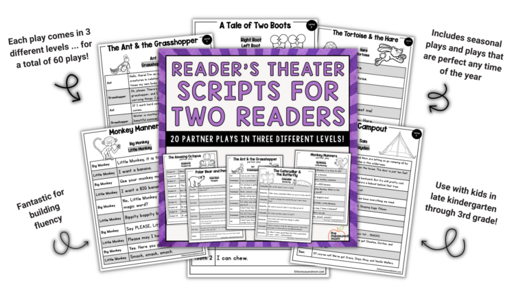 Partner Plays: Reader's Theater Scripts for 2 Readers - Reach All Readers