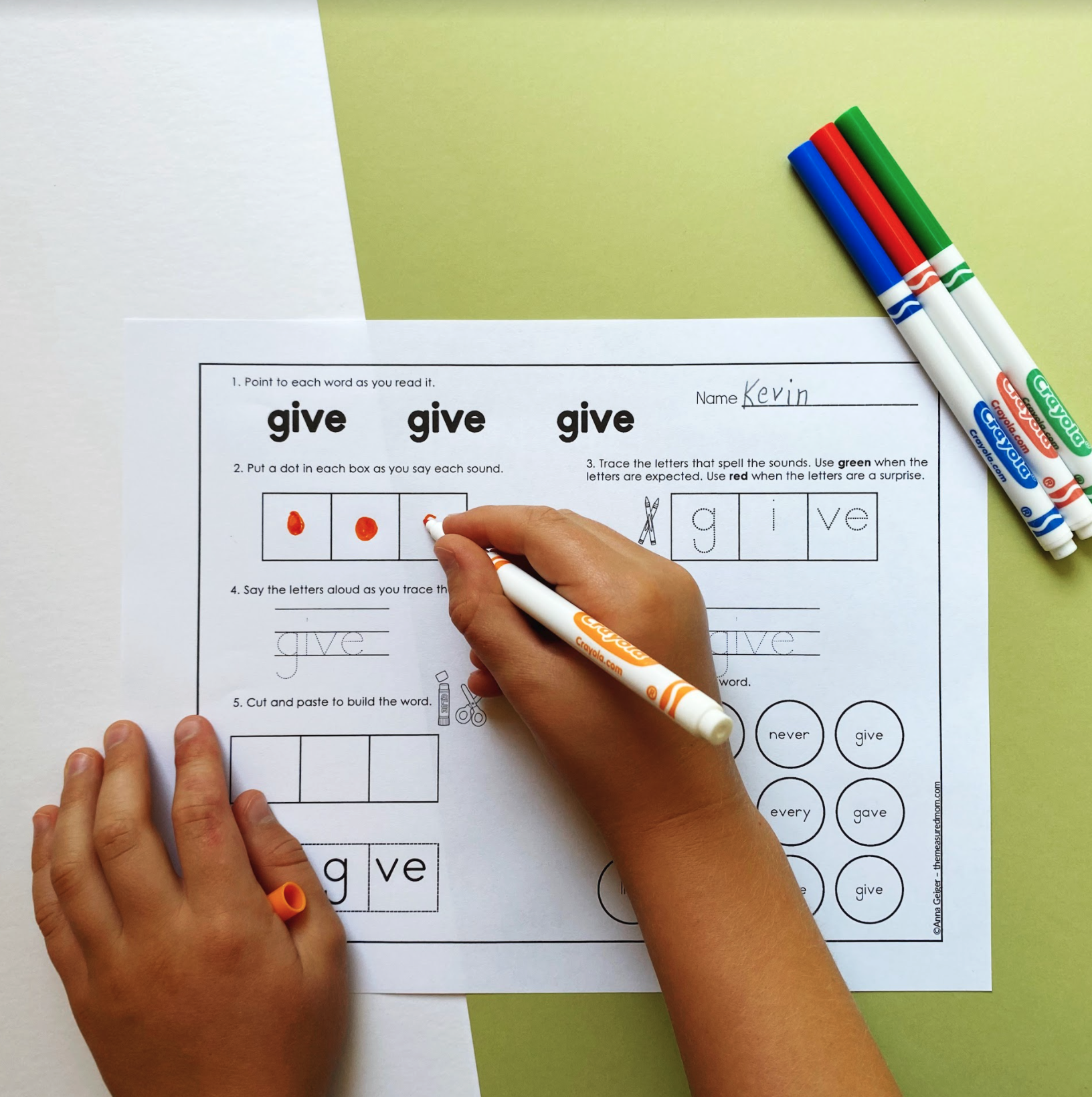 High Frequency Word Worksheets - Based on the science of reading ...