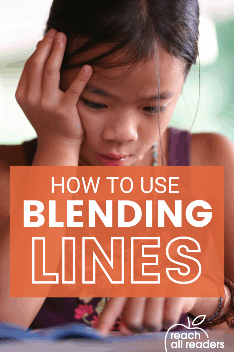 How to use blending lines - Reach All Readers