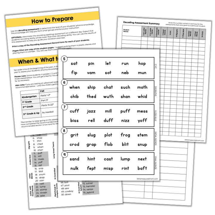 Free phonics assessment - Reach All Readers