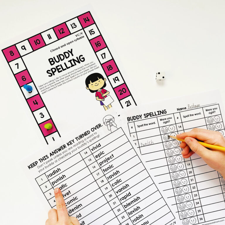 Phonics Games - Buddy Spelling - Level 2- CVCE - Vowel Teams - R ...