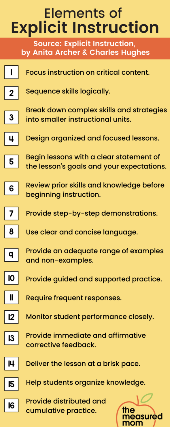 What is explicit instruction? - Reach All Readers