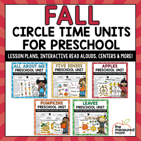 Special Offer: Fall Themes for Preschool - BUNDLE PACK - Reach All Readers