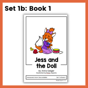 Decodable Books Set 1b - Book 1 - Reach All Readers