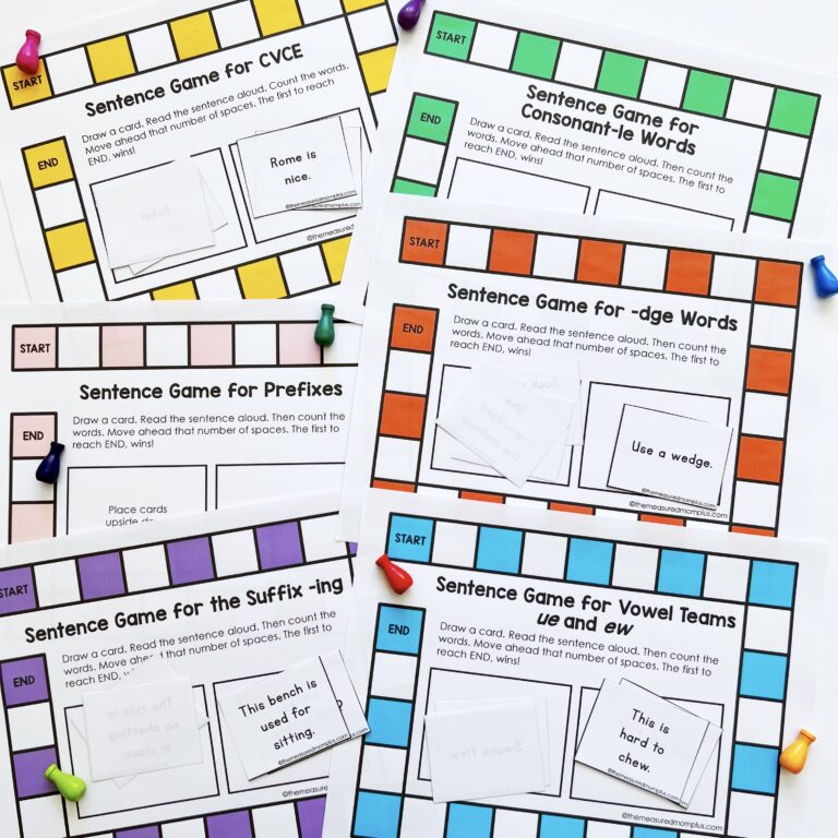 Sentence Reading Games - All Phonics Levels - Reach All Readers