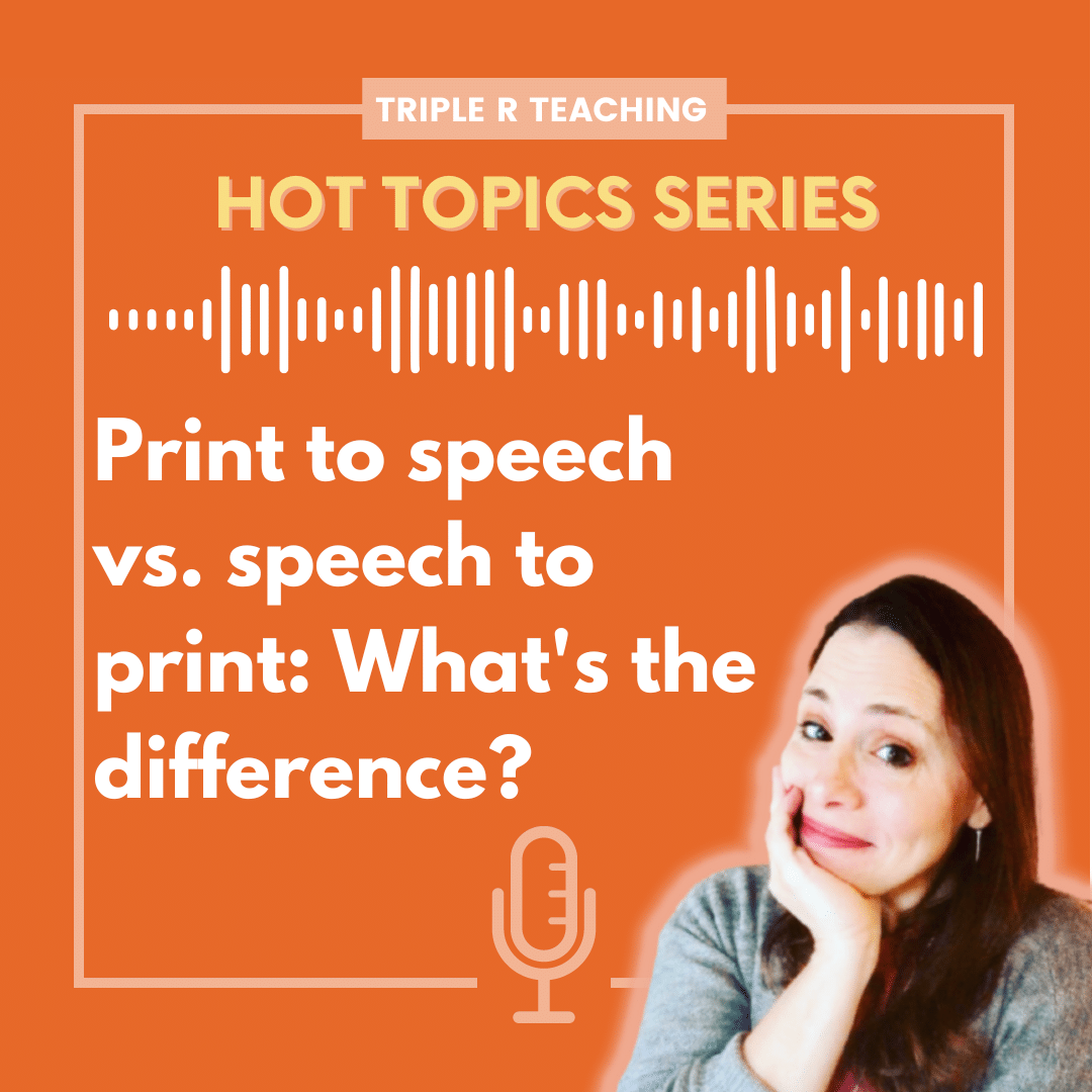 Print to speech vs Speech to print: What's the difference? - Reach All ...