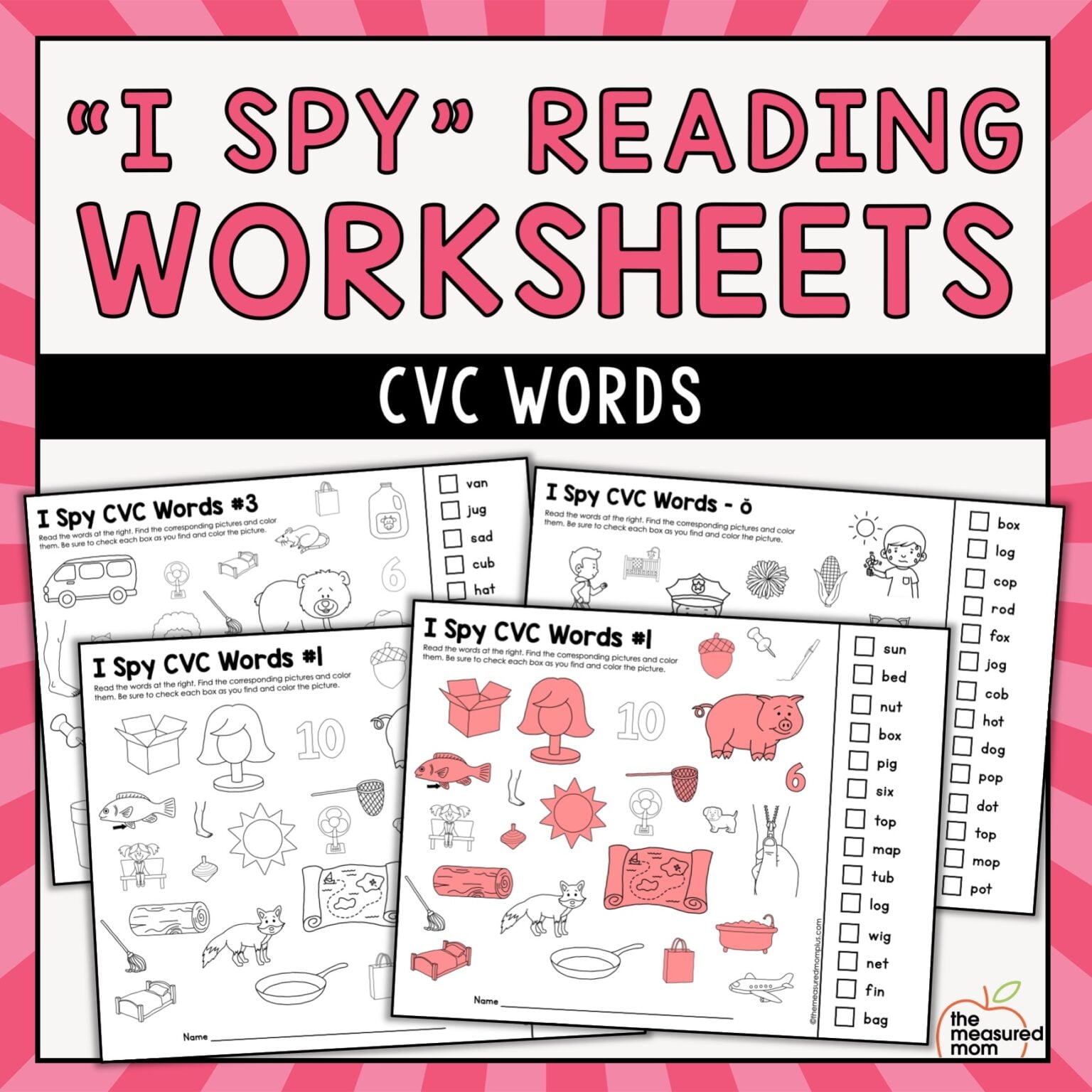 I Spy CVC Words - Reach All Readers