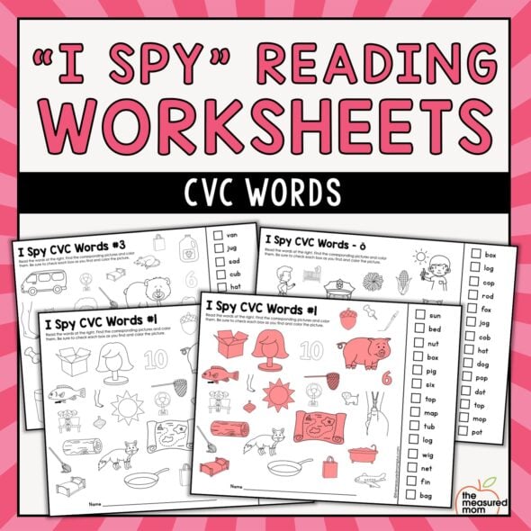 I Spy CVC Words - Reach All Readers