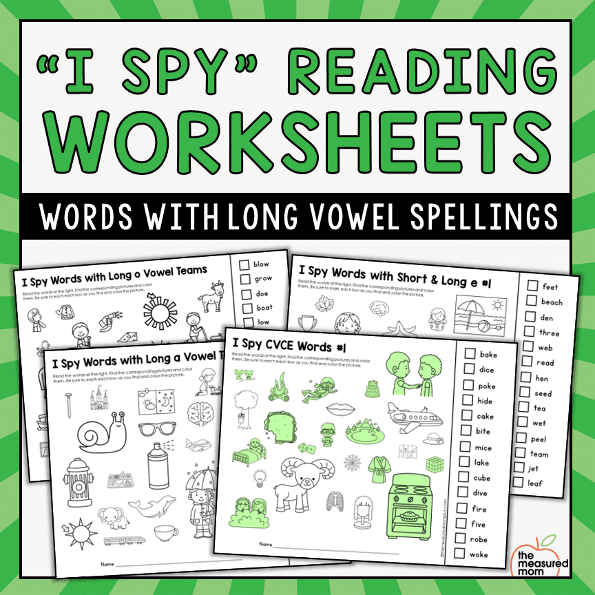 I Spy Words with Long Vowel Spellings - Reach All Readers