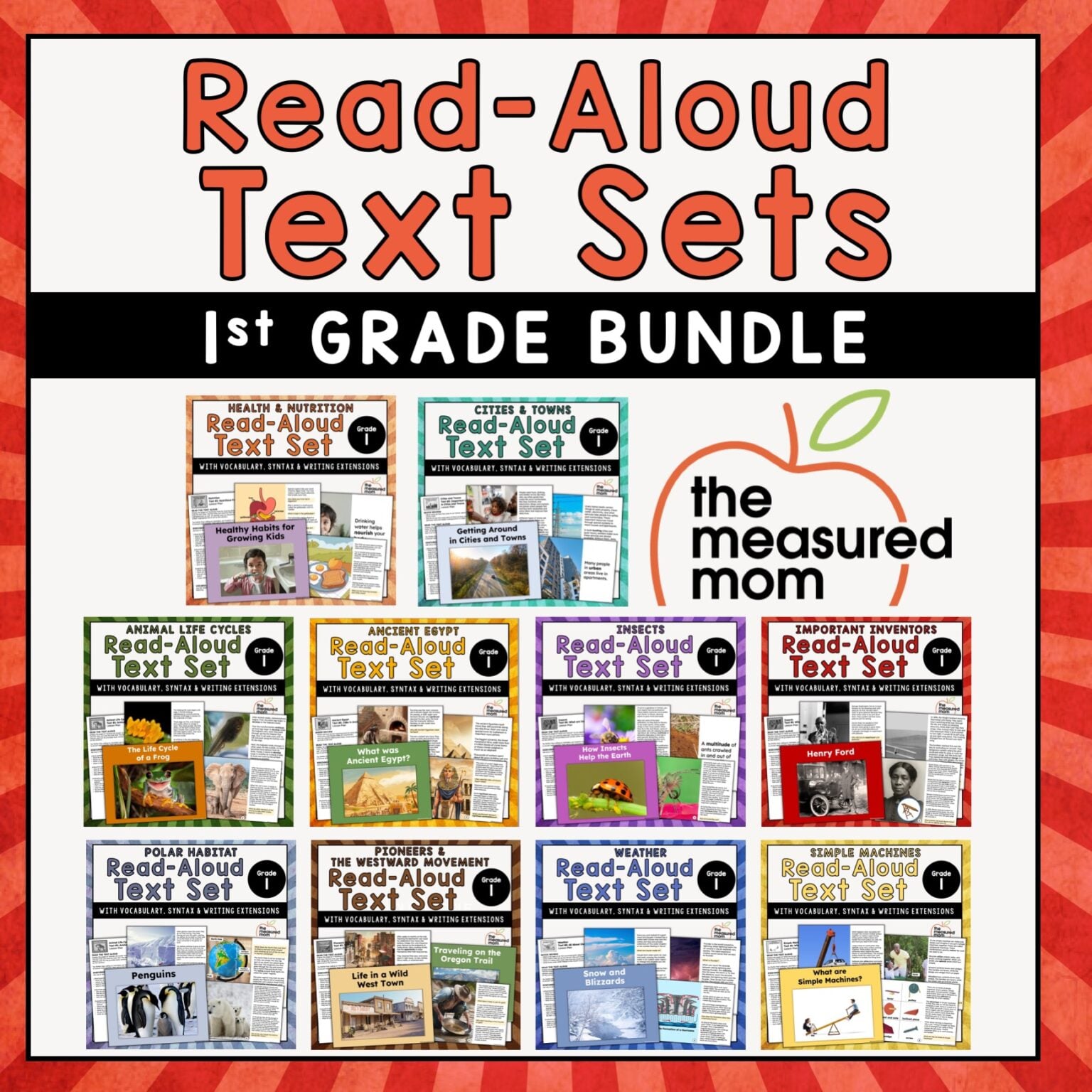 1st Grade Read-Aloud Text Set Bundle - Reach All Readers