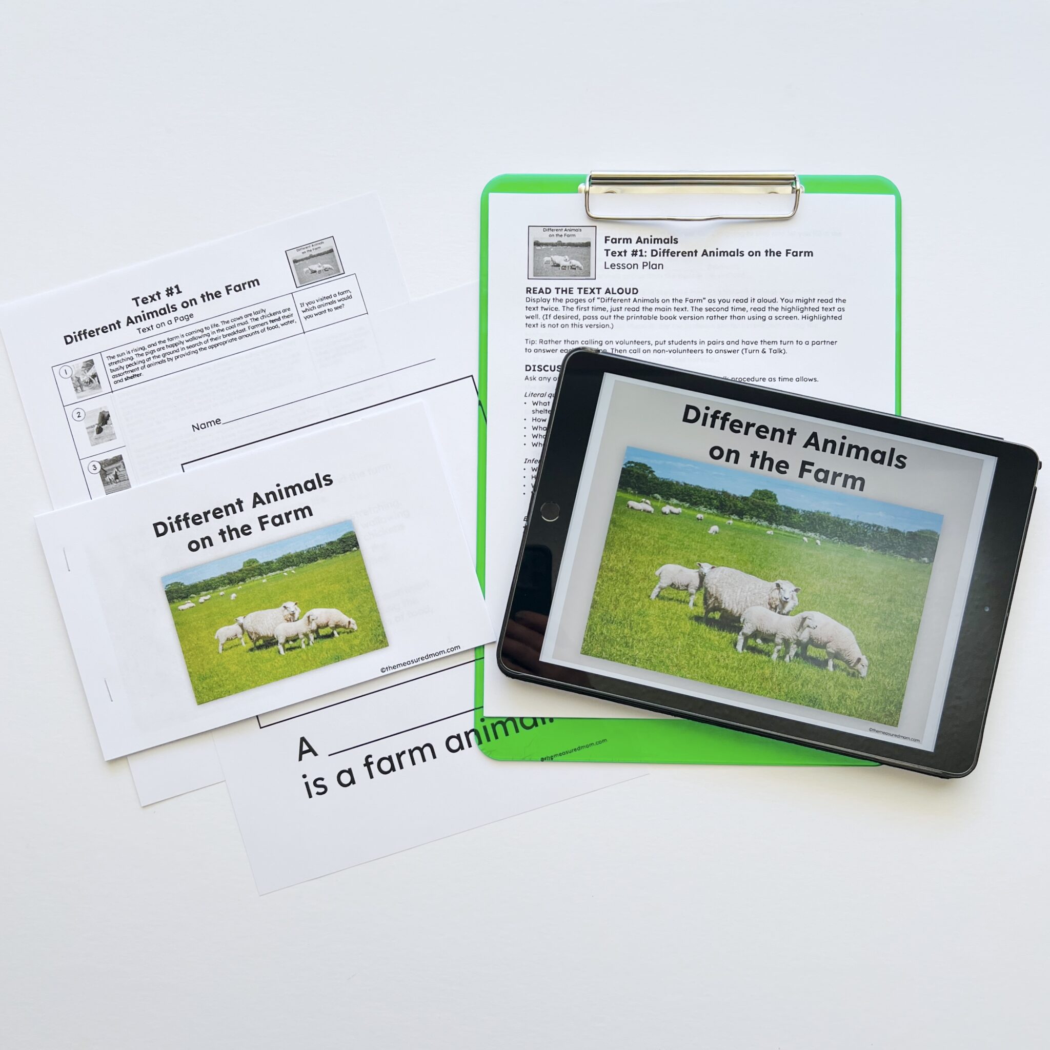 Farm Animals: Read-Aloud Text Set for Kindergarten - Reach All Readers