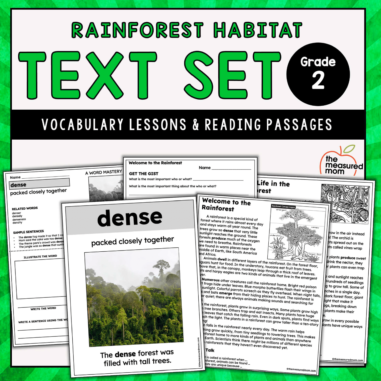 Rainforest Habitat: Text Set for 2nd Grade - Reach All Readers