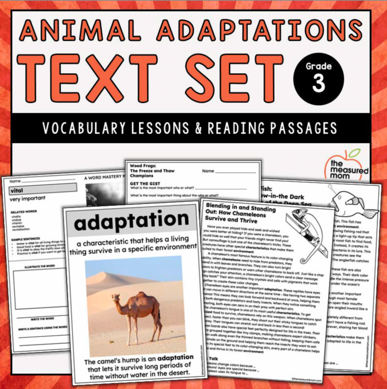 Animal Adaptations: Text Set for 3rd Grade - Reach All Readers