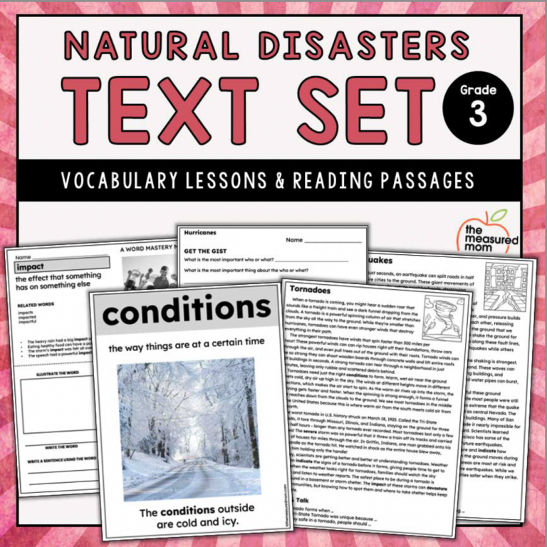 Natural Disasters: Text Set for 3rd Grade - Reach All Readers