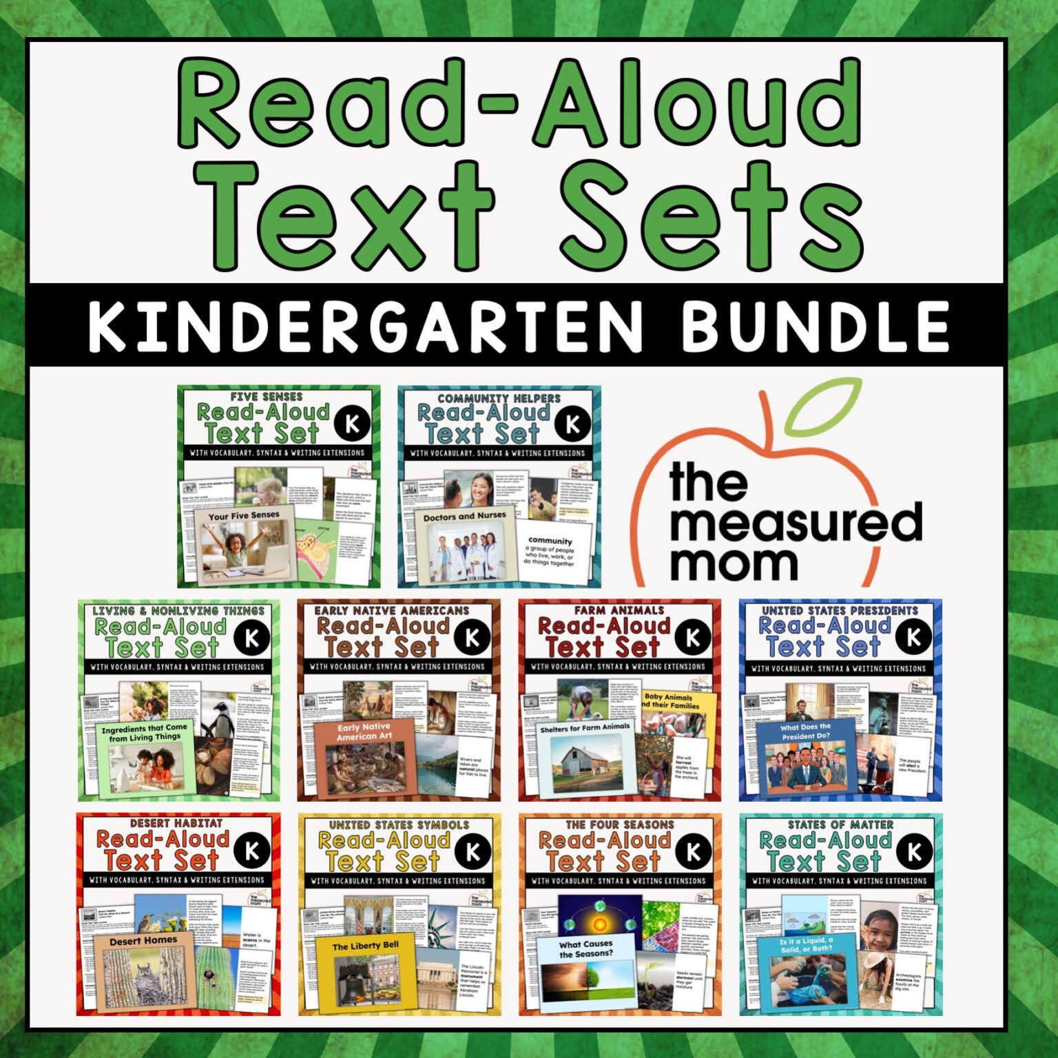 Kindergarten Read-Aloud Text Set Bundle - Reach All Readers