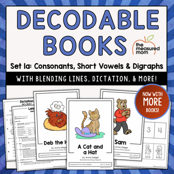Decodable Books & Lessons Set 1a: CVC Words & Common Digraphs - Reach ...