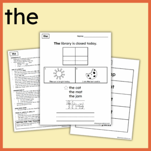 FREE sight word lessons with decodable text - Reach All Readers
