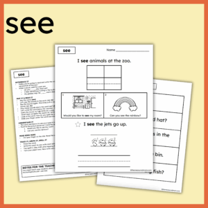 FREE sight word lessons with decodable text - Reach All Readers