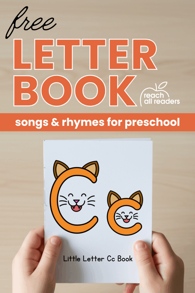 Letter C Rhymes and Songs - free letter book! - Reach All Readers