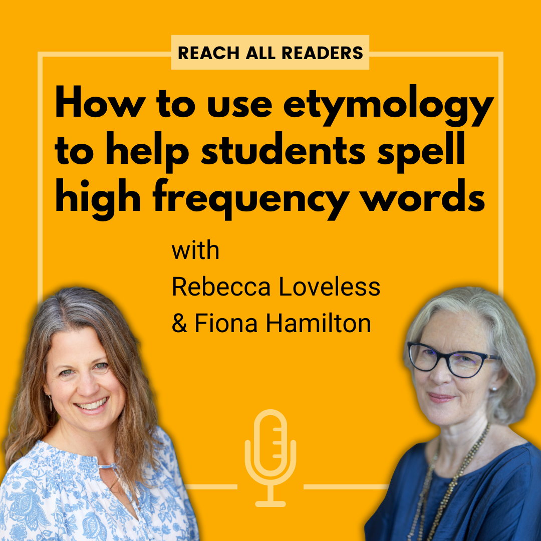 How to use etymology to help students spell high frequency words - with ...