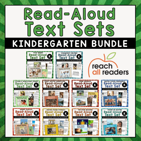 Kindergarten Read-Aloud Text Set Bundle - Reach All Readers