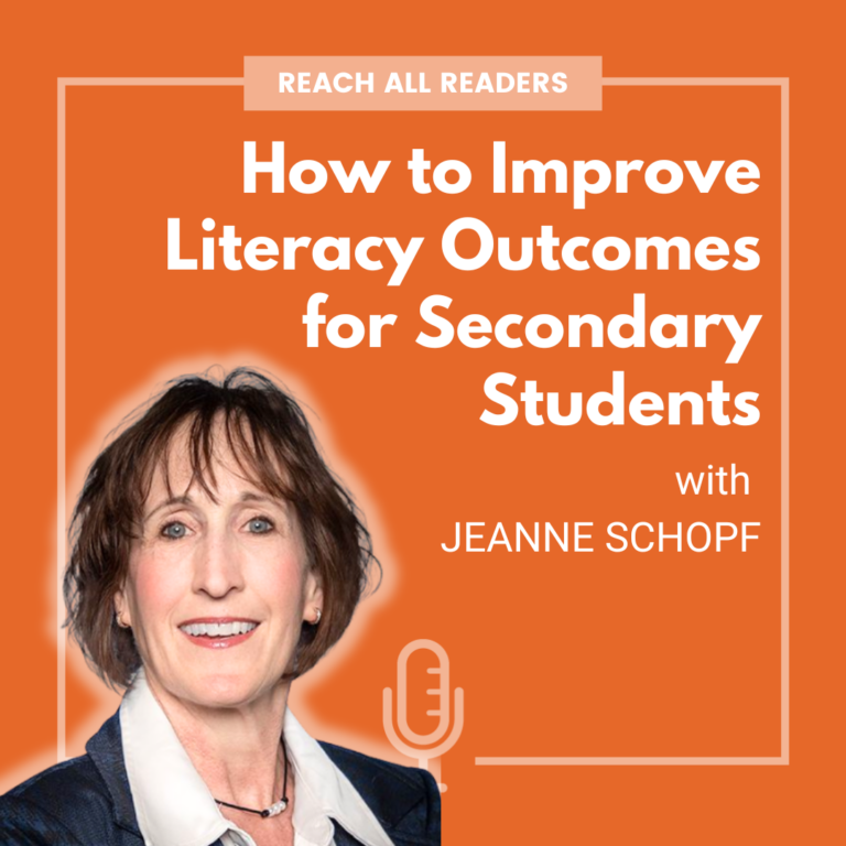 How to improve literacy outcomes for secondary students - with Jeanne ...